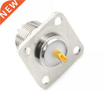 1Pcs Coax Connector SO-239 Female Jack Square Shape Solder C