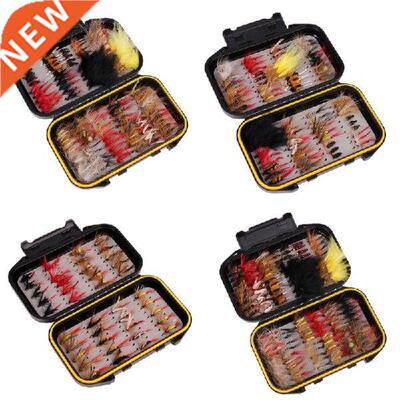 40/72/100/120Pcs Fly Fishing Assortment Kit for Bass Trout