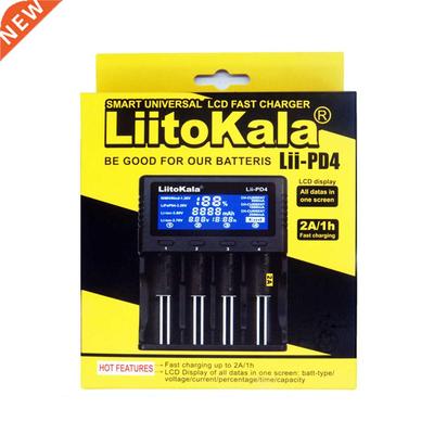Lii-PD4 4 Slots Smart Lithium Nimh Battery Charger for