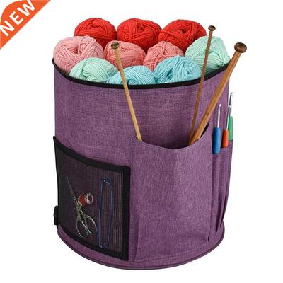 Household DIY Knitting Needles Yarn Storage Bags Sewing Wool