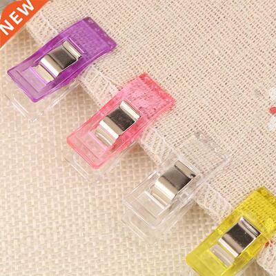 25pcs Colorful Sewing Craft Quilt Binding Plastic Clips Clam