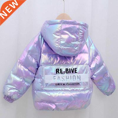 Hot Baby Grls Wnter Jacket Kds Warm Colorful Coat Chldre