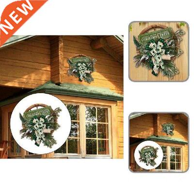 Fshionble Xms Wreth Decor rtificil Prty Supplies Bow