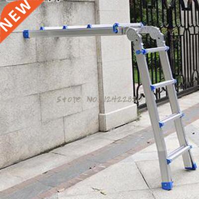 Telescopic ladder herringbone ladder household folding ladde