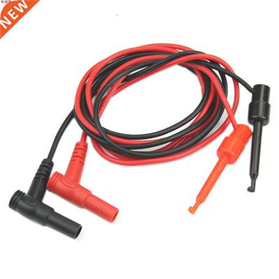 1Pair Banana Plug To Test Hook Clip Probe Cable Fr Multimete