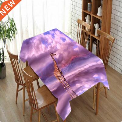 Giraffe 3D Printed Fleece Blanket Couch Quilt Cover Youth