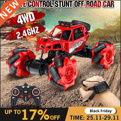 2.4GHz 4WD RC Car Radio Gesture Induction Music Light Stunt