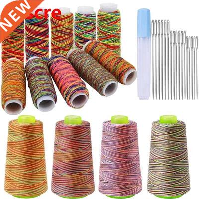 Rainbow Color Sewing Thread Hand Quilting Embroidery Sewing