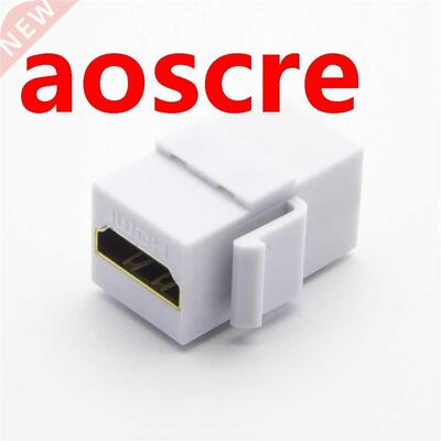 Straight HDMI 1.4 Snap-in Female to Female F/F Keystone Jack