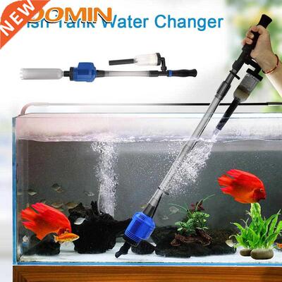 HOOMIN Fish Tank Sand Washer US Plug Aquarium Siphon