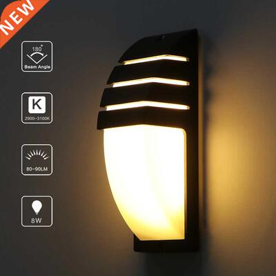 Home Decor Radar Sensor COB LED Wall Lamp 8W Indoor Outdoor