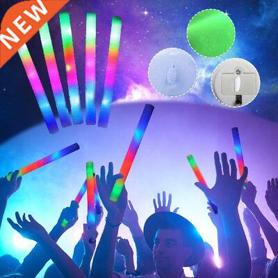 20/24/0 Pcs Light-Up Foam Sticks LED Soft Batons Rally