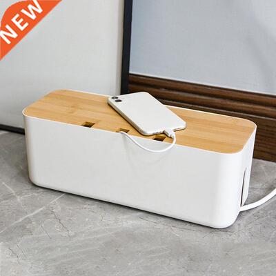 2022 Large Cable Storage Box Hide Power Strip Wire Managemen