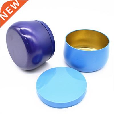 Round Tinplate Storage Tins For  Scented Candle Metal