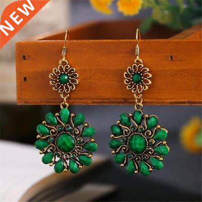 Individual Earrings New Multi-layer Round Small Sun