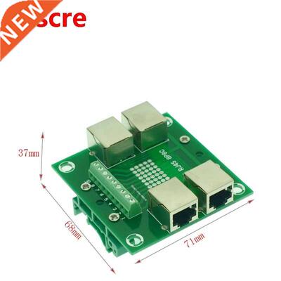 RJ45 horizontal breakout board 8P8C breakout board 4 ways wi