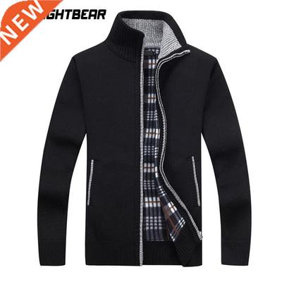 New 4XL 5XL Mens Fleece Sweate Autumn Winter Warm Cashmere D