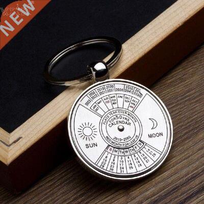 Creative Mini Perpetual Calendar Keychain Unique Metal