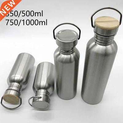 Portable Stainless Steel Water Bottle with handle 1000ml/500
