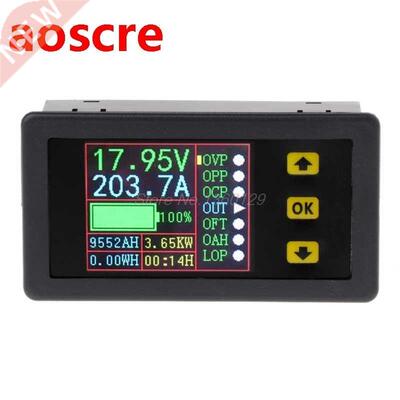 Digital Multimeter Charge-Discharge Battery Tester, LCD Colo