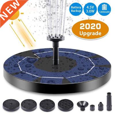 Solar Fountain Pump Floating Solar Bird Bath Water Pump