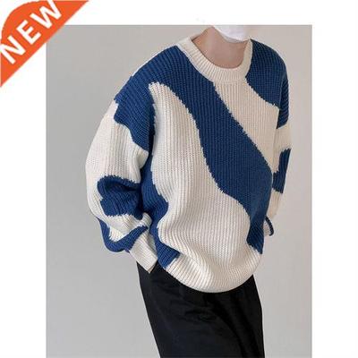 2022 New Men Setwear Sweater Korea Style Knitting Pullovers