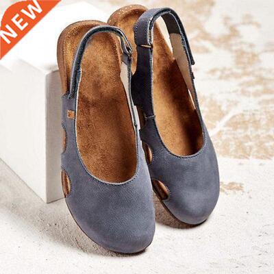Summer Women Sandals Wedges 2021 New Fashion Casual Buckle H