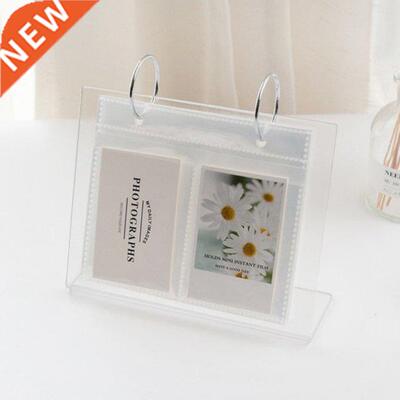 Desktop Photo Album Bin Acrylic Tabletop Flip Photo Frame