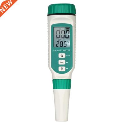Salinity Meter Handheld ATC Salinometer Halometer Salt Gauge