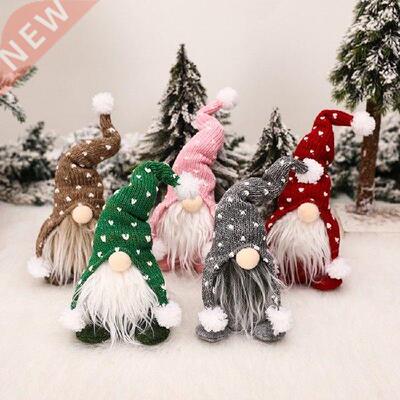 Christmas Gnomes Plush Santa Doll Xmas Dwarf Elf Forester