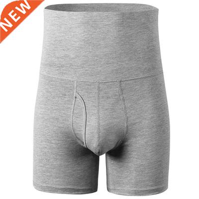 Cotton Warm Thermal Underwear Men Winter High Waist Boxer Sh