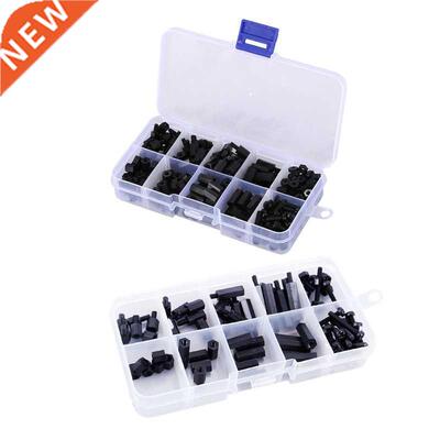 00Pcs M Nylon Hex Screw Nut Spacer Standoff Varied Length