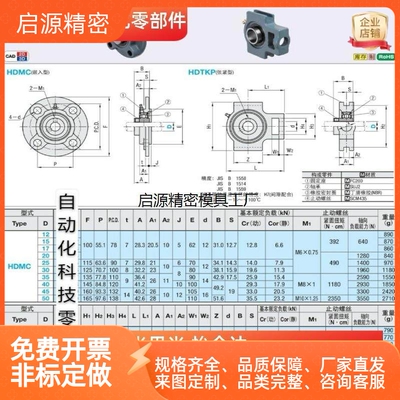 米斯米滚珠轴承组件座HD