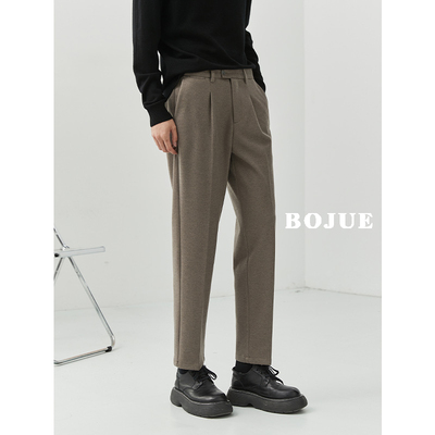 伯爵卓尔加厚长裤休闲裤男西装裤