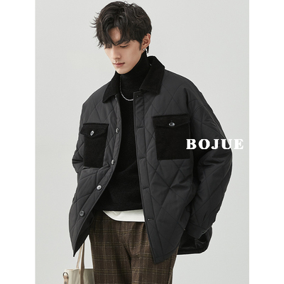 加厚棉衣伯爵卓尔绗缝秋冬菱形格