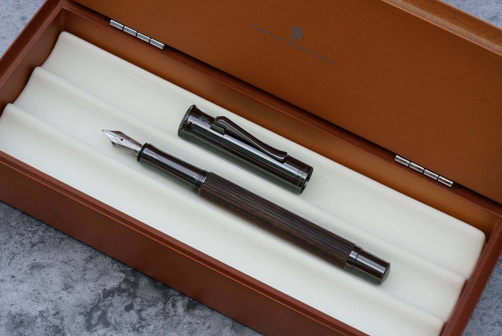 德国GVFC伯爵classic经典系列钢笔苏木纯银马卡萨_虎窝淘