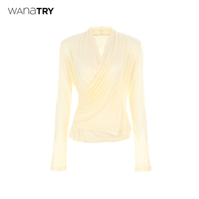 wanatry两件套内搭蕾丝打底衫女