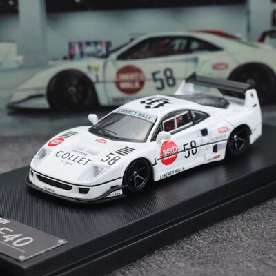 GP法拉利F40LBWK白色64合金车模