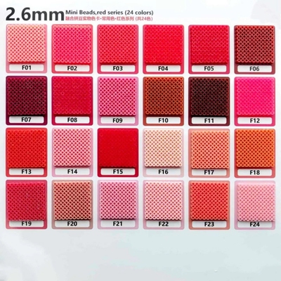 F色系豆屿拼豆婆娑MARD黄豆豆DODO小舞COCO同款2.6mm小豆补充包