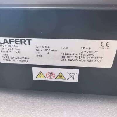 议价B7129J-03294 LAFERT 拉法特 全新电机