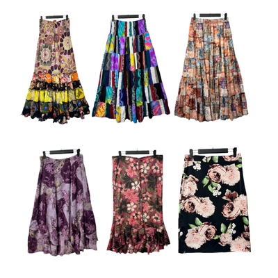 复古海淘美式辣妹雪纺半身裙