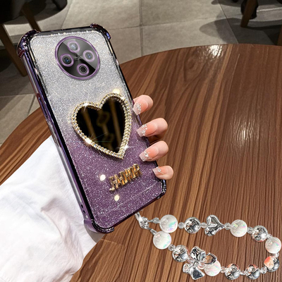 适用vivoY500高档女款镜子保护套