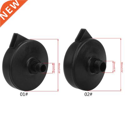 5CA 16/20mm Black Plastic Male Threaded Exhaust Noise Muffl