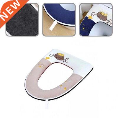 1Pcs Bthroom Toilet Set Cover Soft Wrmer Wshble Mt