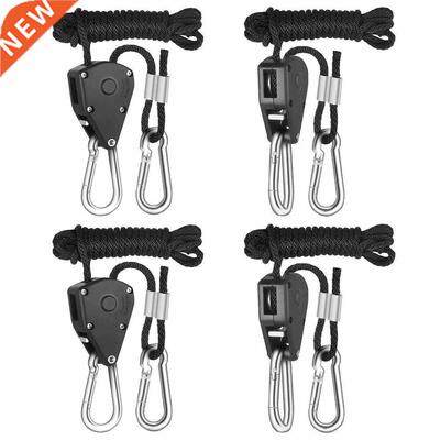 4pcs/2pcs Pulley Ratchets Kayak And Canoe Boat Bow Stern Rop