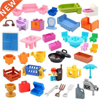 Play House Bg Buldng Blocks Furnture Accessores Utensl