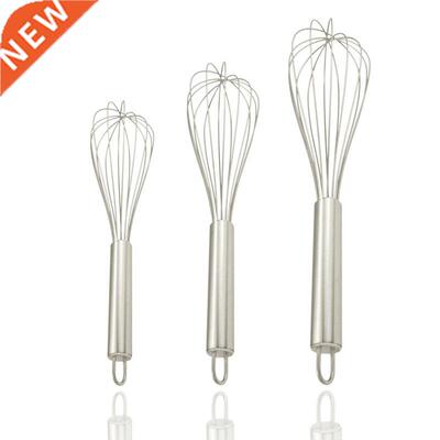 (8/10/12 Inches) Stainless Steel Beater Hand Whisk Mixer Ki