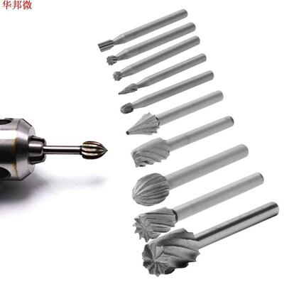 2019 10PC/Set Rotary File Electric Grinding Polishing Head E