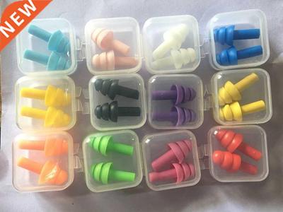 6Pairs box-packed comfort earplugs noise reduction silicone