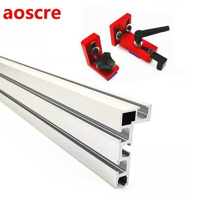 600mm/800mm Aluminium Profile Fence 75mm Height T-tracks and